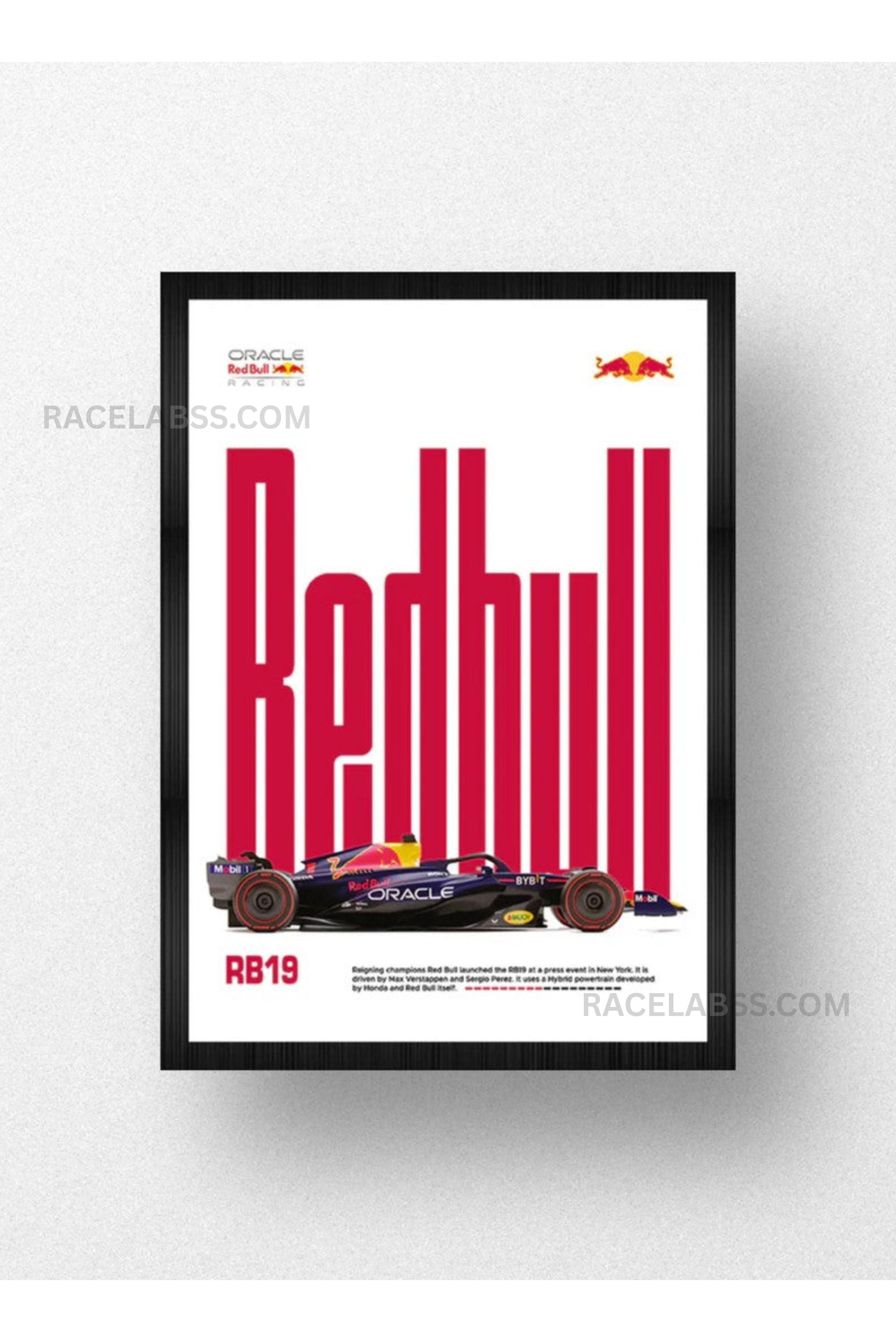 Redbull Frame (Wall Decor) – Racelabss